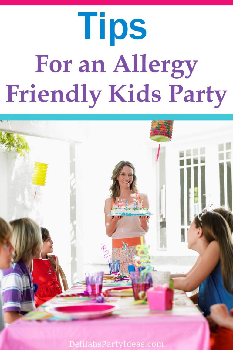 How To Throw A Fun Allergy-Free Party - Delilah's Party Ideas