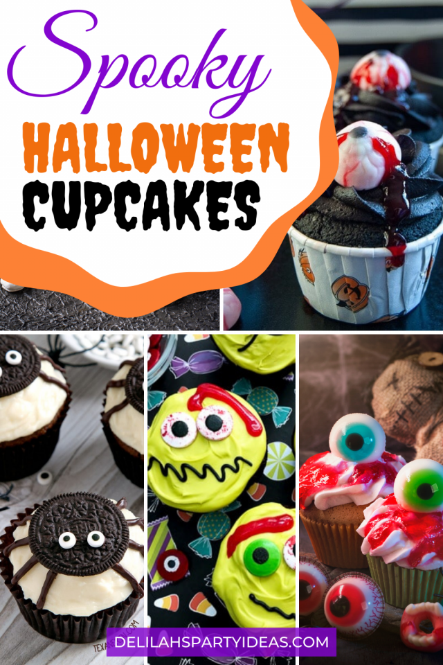 Spooky Halloween Cupcakes - Delilah's Party Ideas