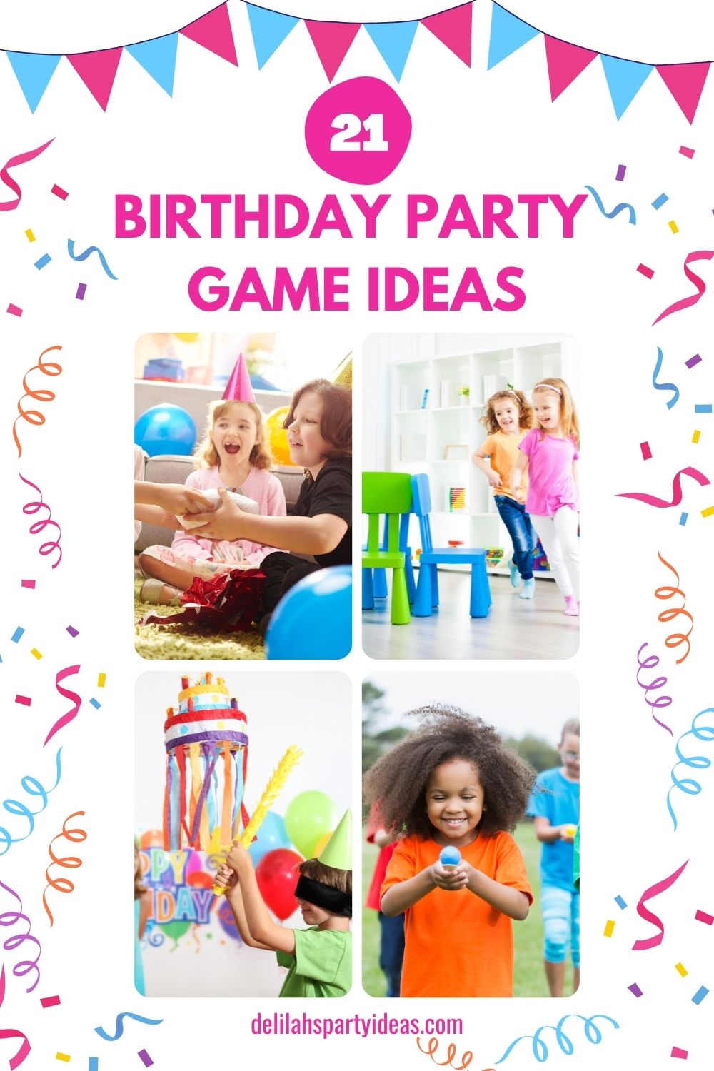 Birthday Party Games for Kids - Delilah's Party Ideas