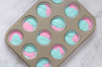 Cotton Candy Cupcakes - Delilah's Party Ideas