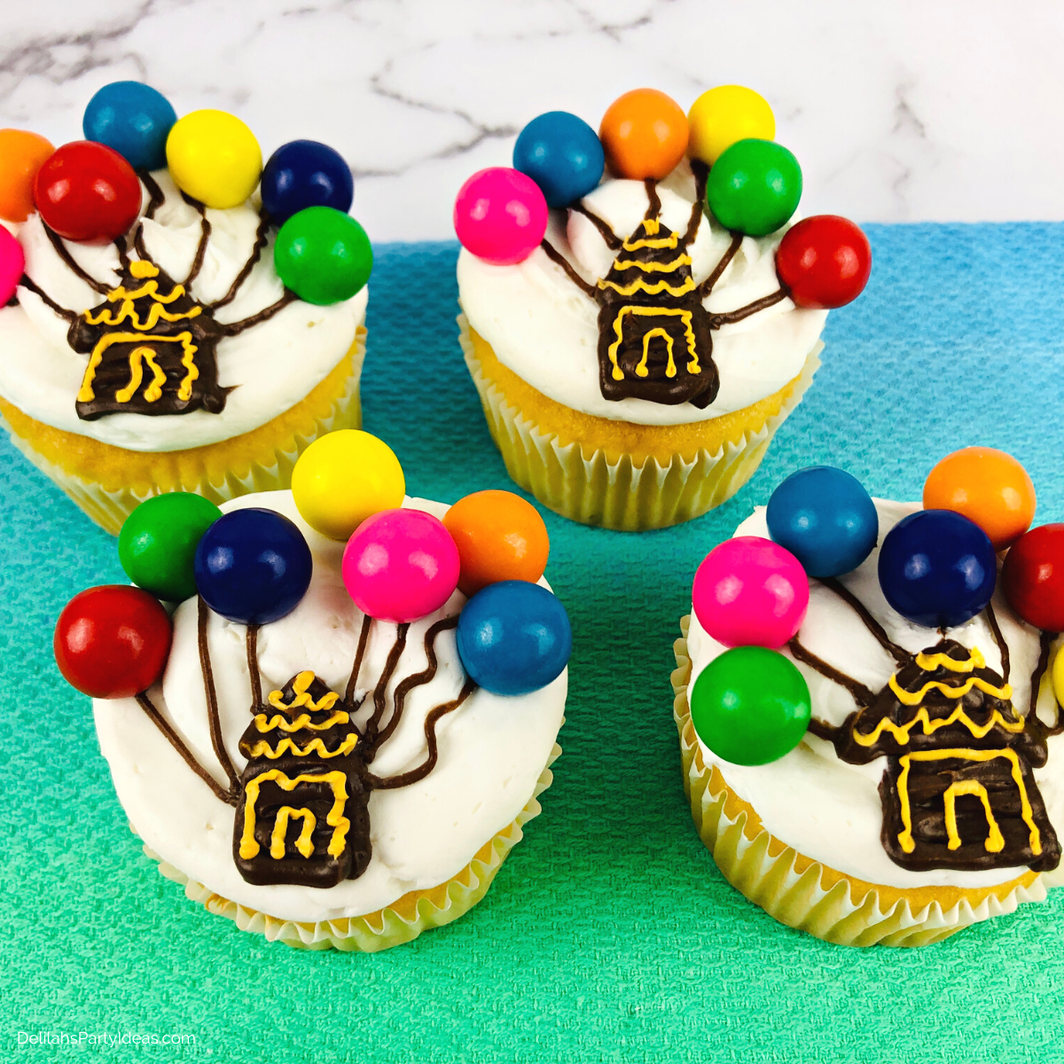 UP Cupcakes - Delilah's Party Ideas