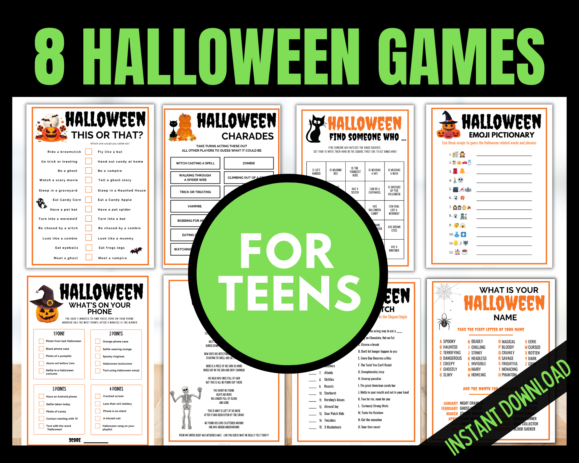 Halloween Games For Teens - Delilah's Party Ideas