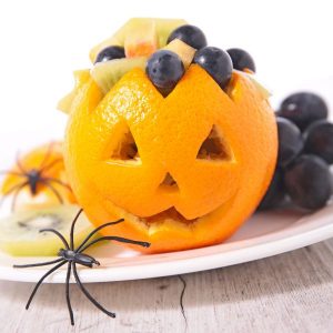 Halloween Fruit Platter - Delilah's Party Ideas