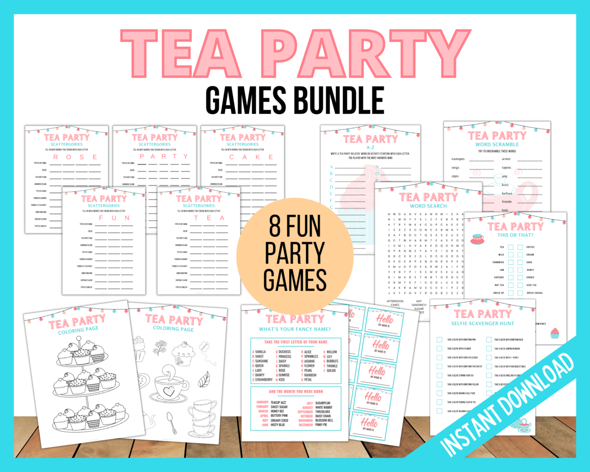Tea Party Games - Delilah's Party Ideas