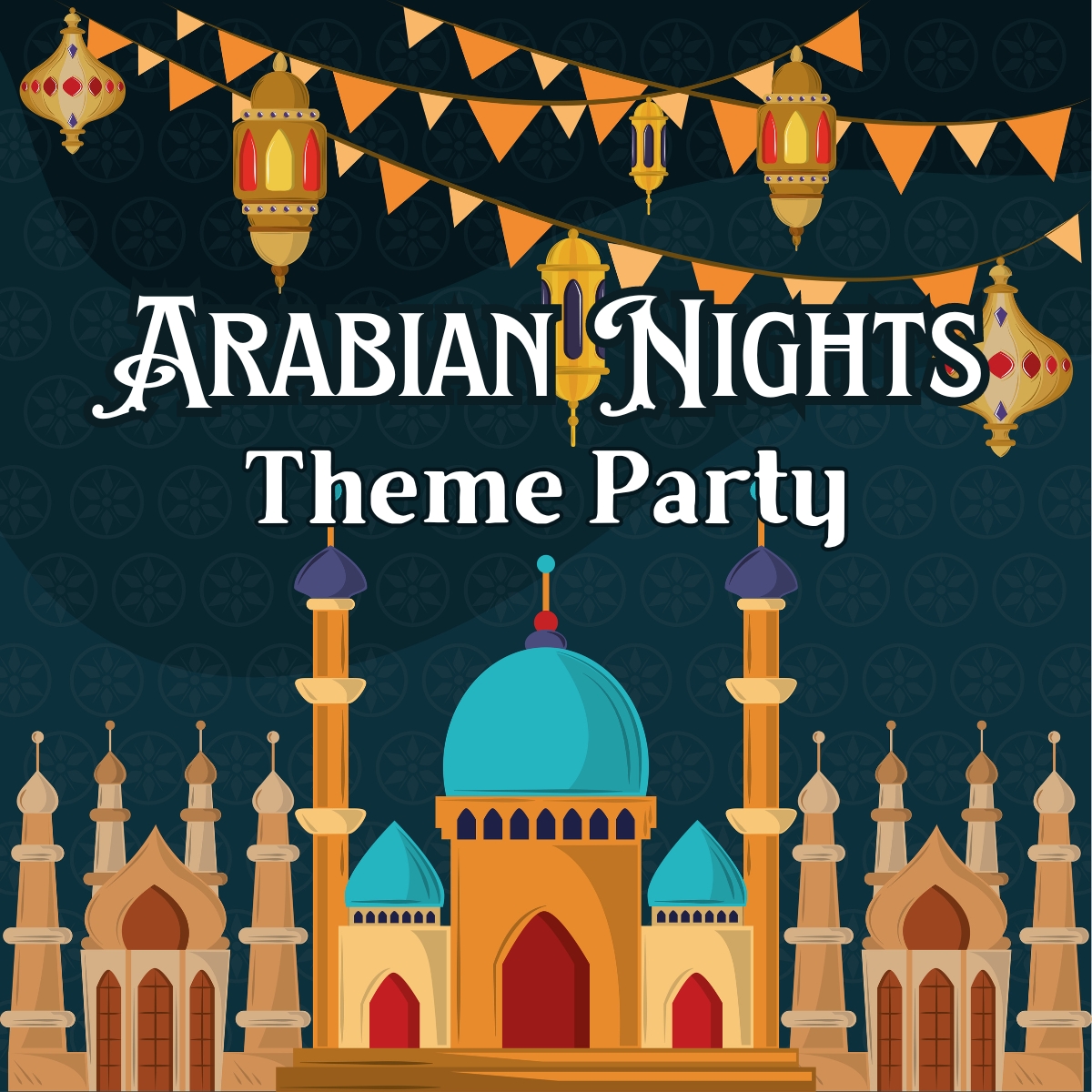 Arabian Nights Theme Party - Delilah's Party Ideas