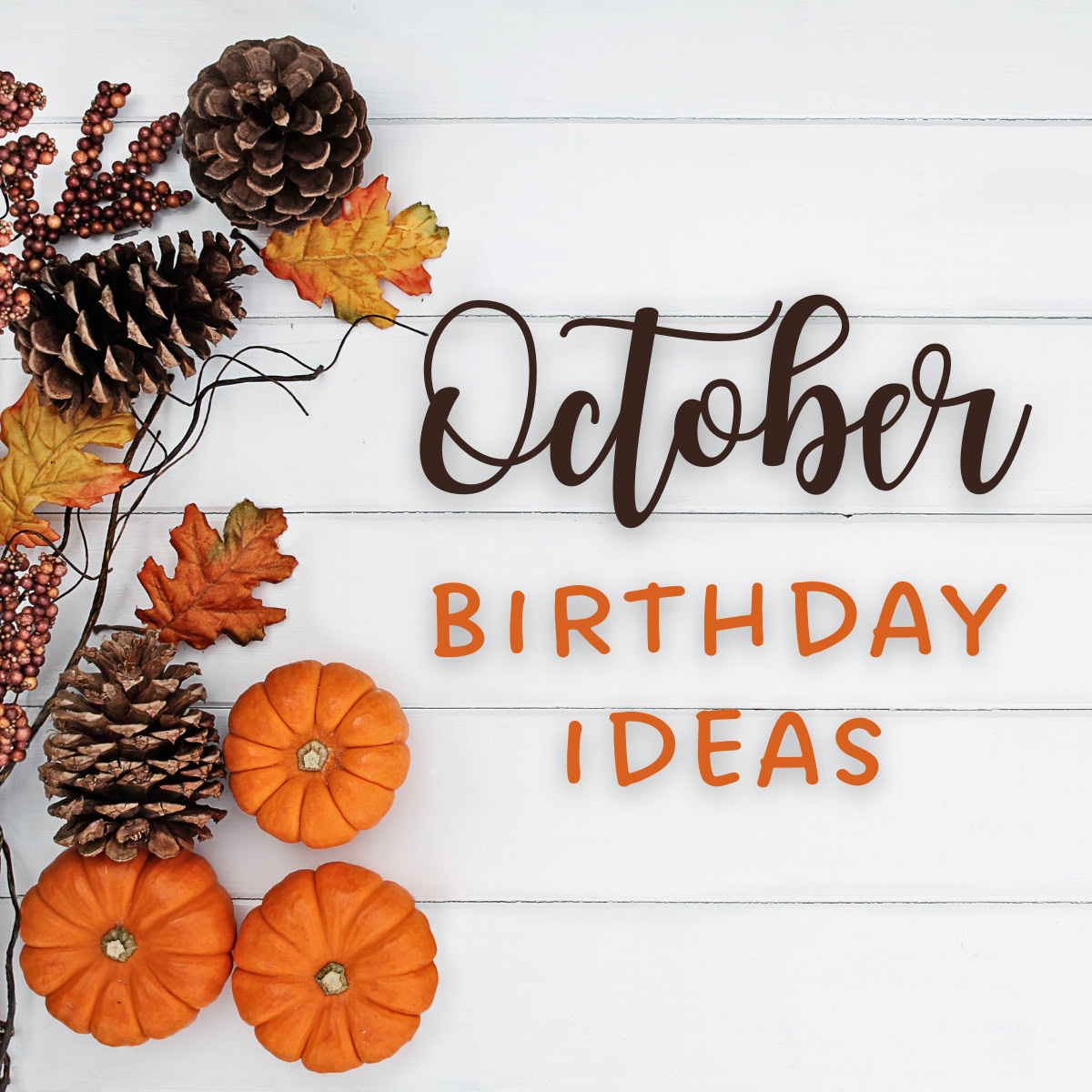 October Birthday Ideas - Delilah's Party Ideas