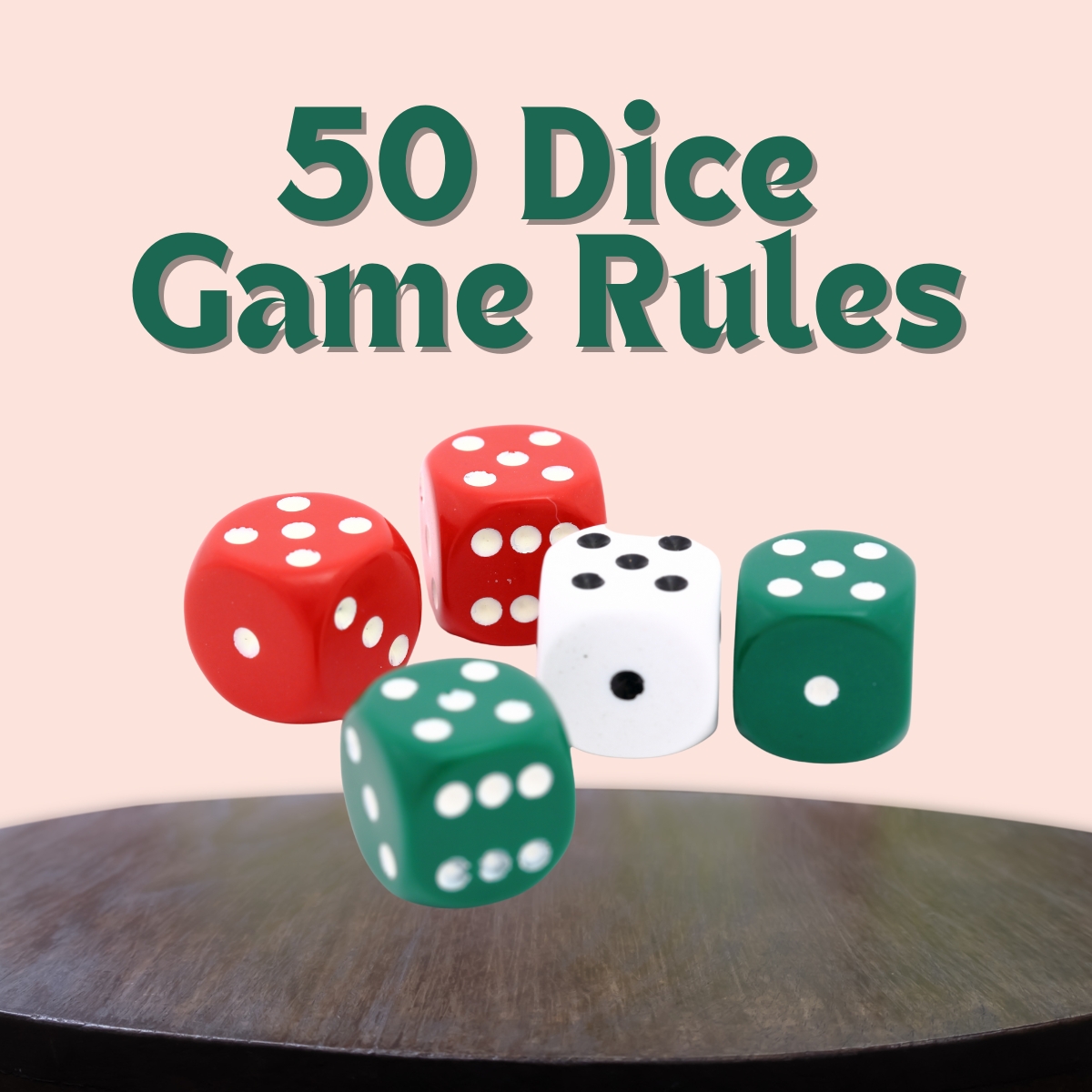 50 Dice Game Rules - Delilah's Party Ideas